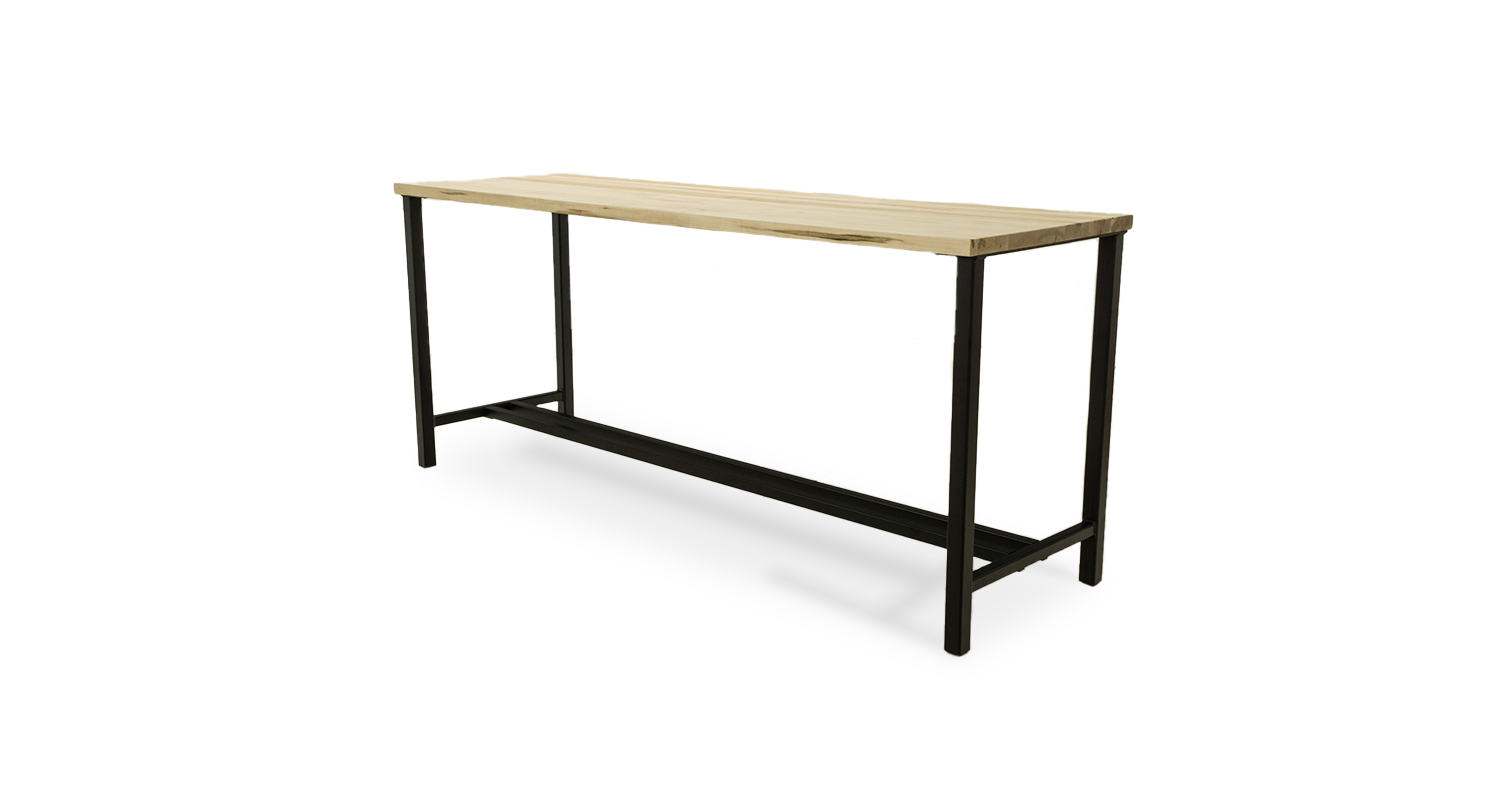 1056 Maple Straight Edge Bar Table 96" x 36" – Created Hardwood